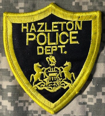 Patch NEW Hazleton Police Department Shoulder Jacket Authentic | eBay