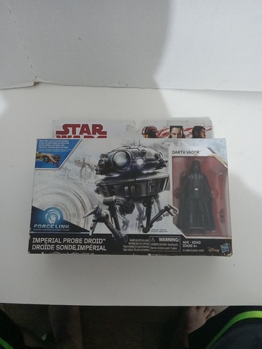 Star Wars Imperial Probe Droid & Darth Vader Figures ESB Force Link ...