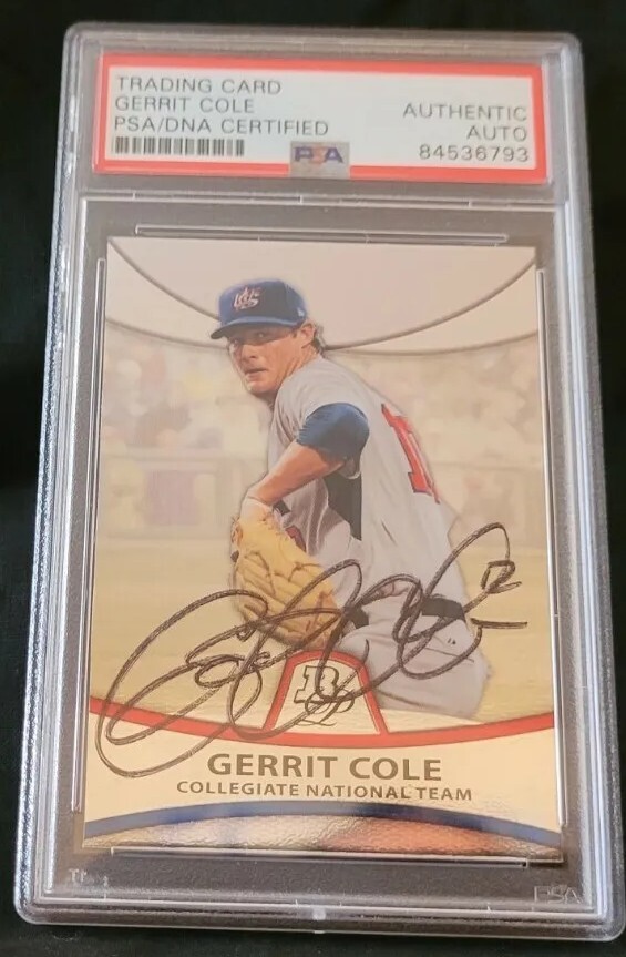 Gerrit Cole Autographed Memorabilia | Signed Photo, Jersey ...