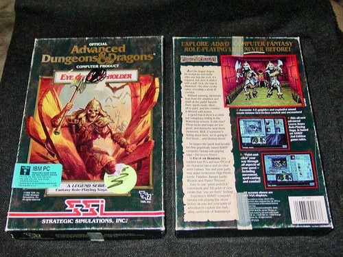 TSR AD&D - SSI Computer game (IBM) : Eye of the Beholder - A Legend ...