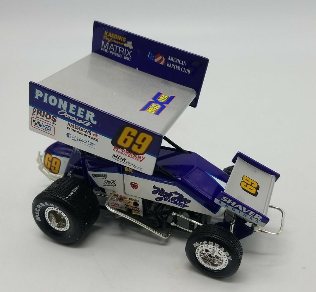 1997 Action BRENT KAEDING #69 Pioneer Concrete Winged Sprint Car 1/24 ...