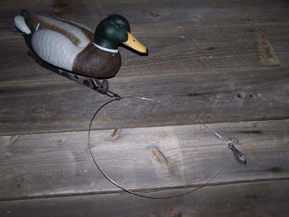 Texas Style Duck Decoy Anchor Weight Rig Lines 36" 3oz Bank Sinkers | eBay