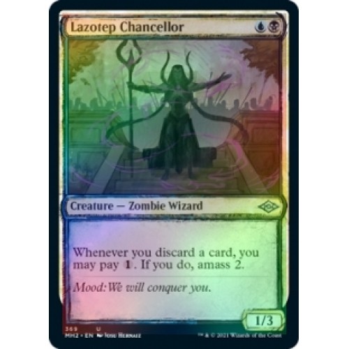 Foil Lazotep Chancellor (showcase) X4 M/NM Magic MTG Modern Horizons 2 ...
