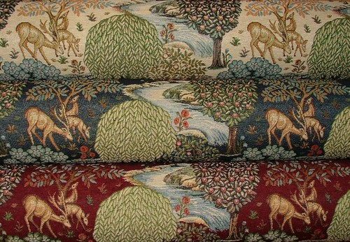 William Morris The Brook Tapisserie Rideau Coussin Tissu pour Artisanat ...