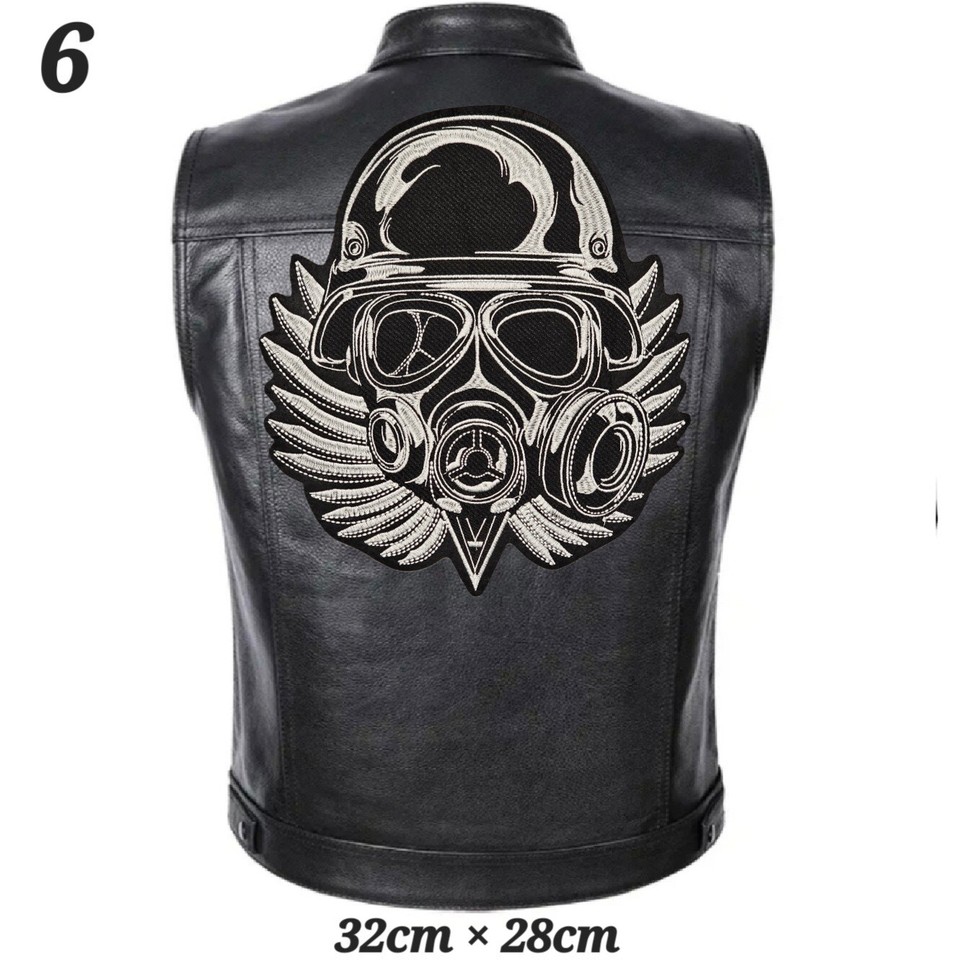 Flicken zum Aufnäher Aufbügler Patch Biker Motorrad Custom Kutte Rücken ...