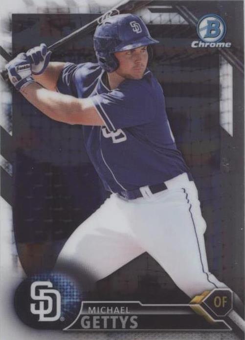 2016 Bowman Draft - Chrome Top Prospects Michael Gettys #BDC-185 (RC ...