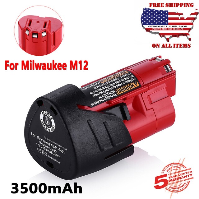 Milwaukee 48-11-2440 M12 12V XC 4.0 Ah Lithium-Ion Battery for sale ...
