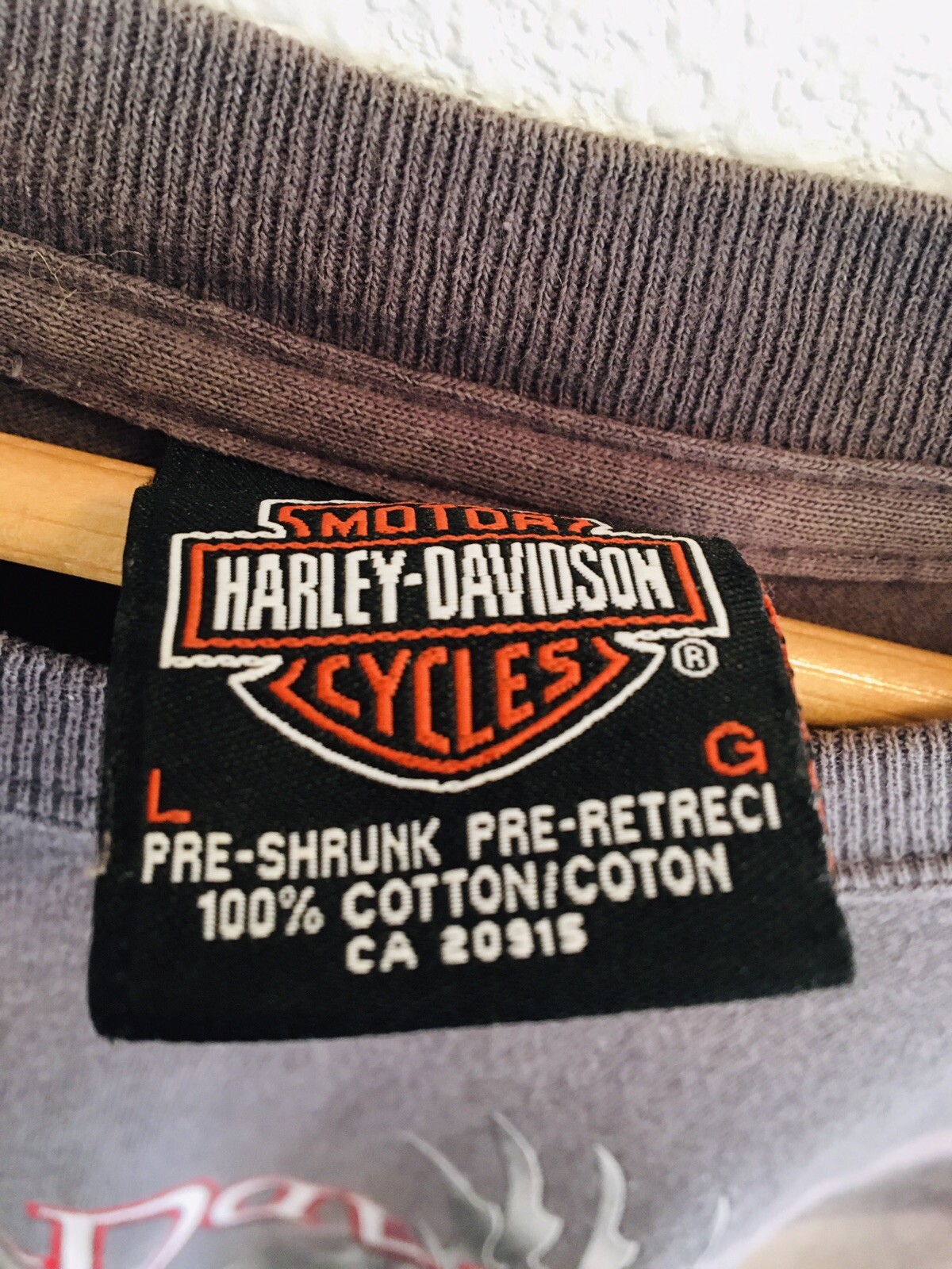 Harley Davidson torn ripped distressed Rocker/Biker O… - Gem