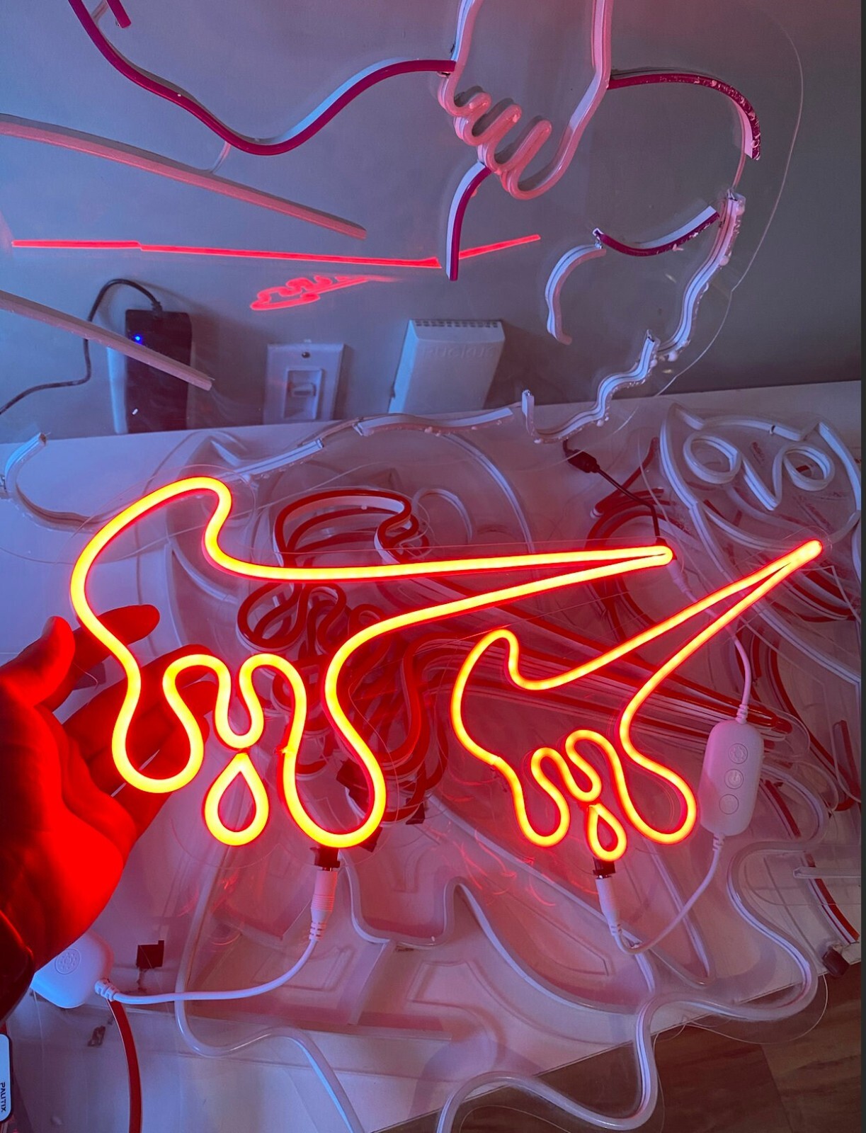 Air Jordan Neon Sign Home Bar Pub Party Decor Jordan Decor Neon Sign ...