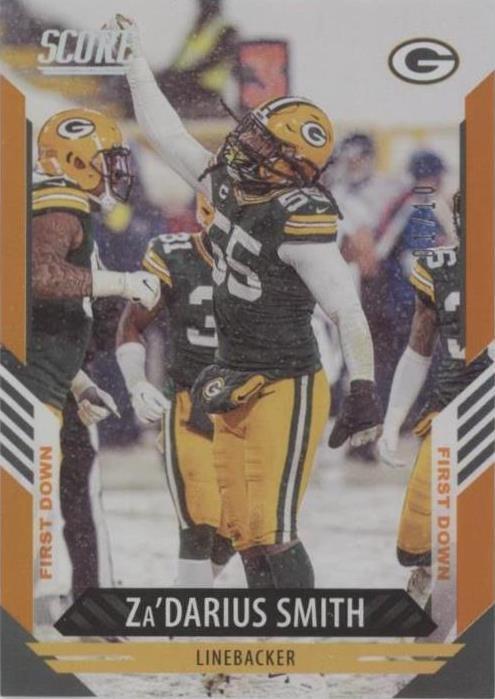 2021 Score - Za'Darius Smith #142 First Down /10 for sale online | eBay