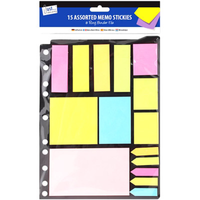 Assorted Memo Pad Stickers Notes Flags Tab Bookmark Index Label Post It ...