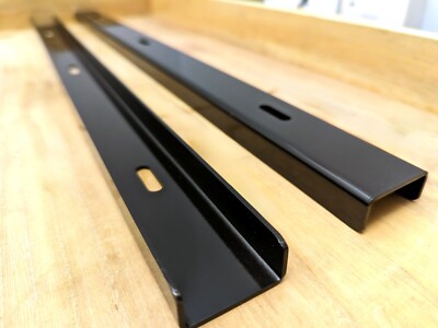 Table Top Brackets C Channel Pack of 2 Wood Table Countertop Support ...
