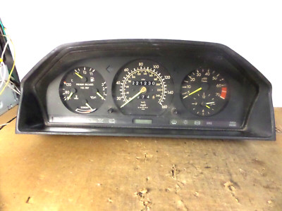 87 1987 Mercedes 250E Speedometer Instrument Cluster Speedo Gauge 221k ...