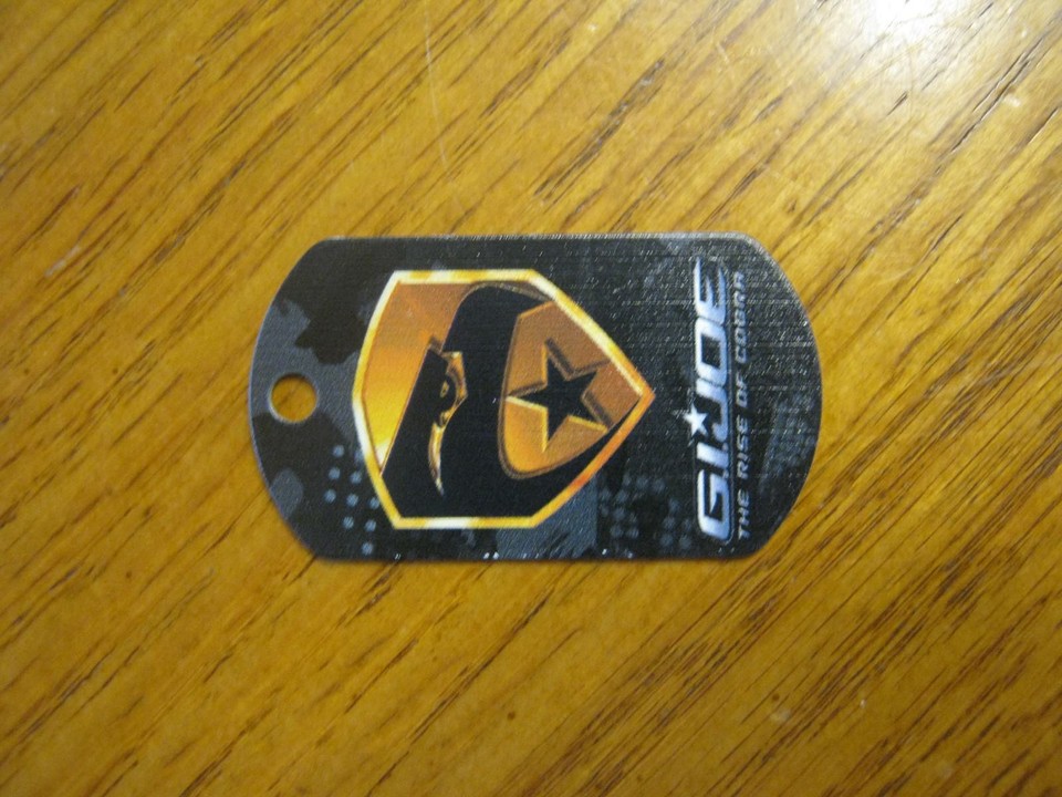 NEW QTY 5 GI Joe dog tag the rise of cobra eagle | eBay