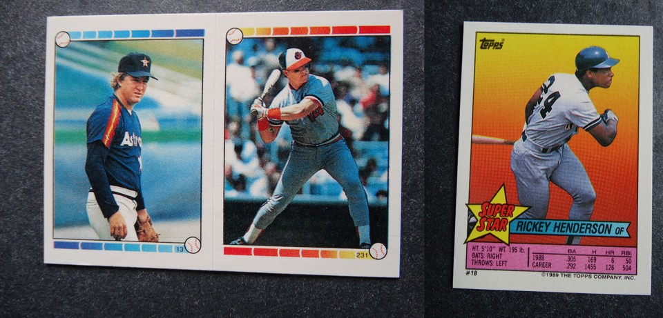 1989 Topps Stickers Baseball Cards Complete Your Set U Pick From List 1 ...