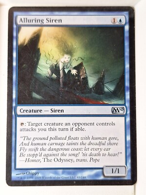 Alluring Siren - Magic 2010 Core Set M10 - Magic the Gathering MTG Nice ...