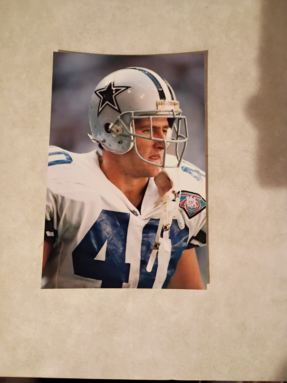 Bill Bates 1994 Dallas Cowboys NFL Type 1 Photo 4x6 Hw4232 | eBay