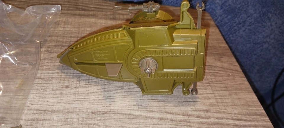 Vintage Star Wars Mini Rig Desert Sail Skiff with Unused Content Sealed ...