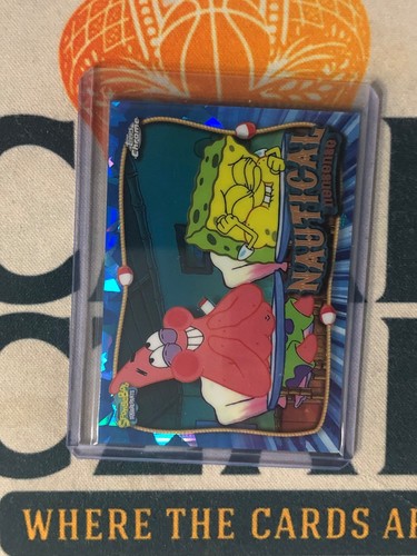 2025 Topps Chrome Spongebob NAUTICAL NONSENSE Blue Sapphire /25 SS | eBay