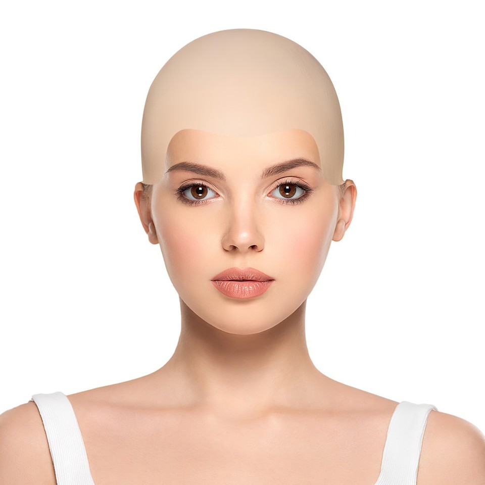 1pc Latex Bald Caps Makeup Wig Adult Monk Accessory Bald Cap | eBay ...