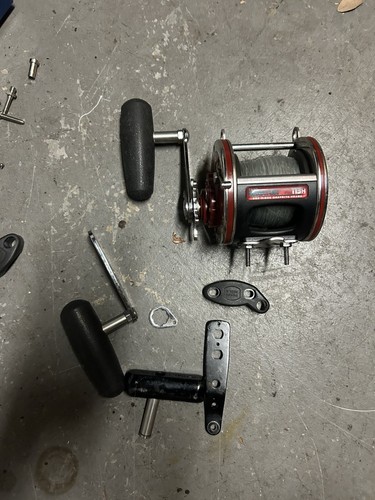 Penn Senator 113H Fishing Reel with 2 matching Penn power handles. | eBay