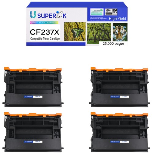 4PK CF237X Toner Cartridge Compatible for HP 37X Enterprise Flow MFP ...