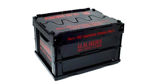 Evangelion NERV Folding Container Case Big Storage Box 50.1L 3rd Depot ...