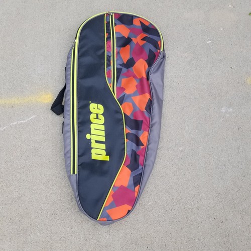 Prince Tennis Racquet Cover (Bag Only) Black Yellow Gray Red Orange | eBay