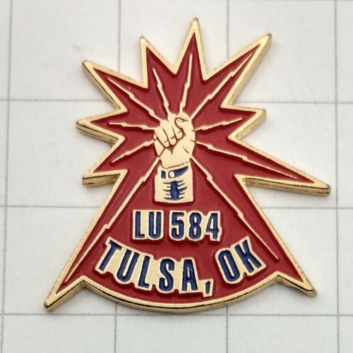 IBEW Lapel Pin Local 584 Tulsa, OK - Free Shipping | eBay