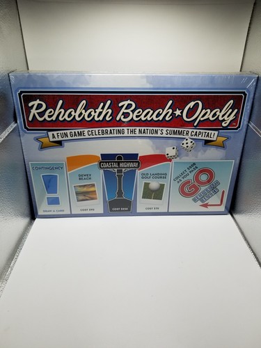 Rehoboth Beach-Opoly Monopoly Board Game New Sealed Limited Edition ...