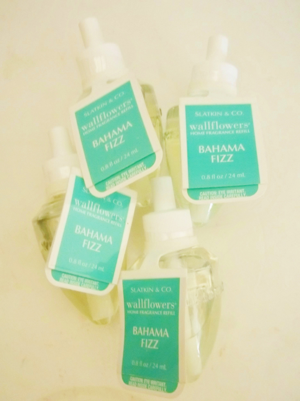 Bath Body Works Slatkin Co. BAHAMA FIZZ Wallflower Refill Bulbs, NEW x ...