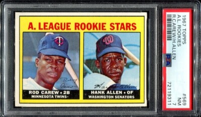 1967 Topps #569 Rod Carew RC - PSA NM 7 - Minnesota Twins - VSCARDS | eBay