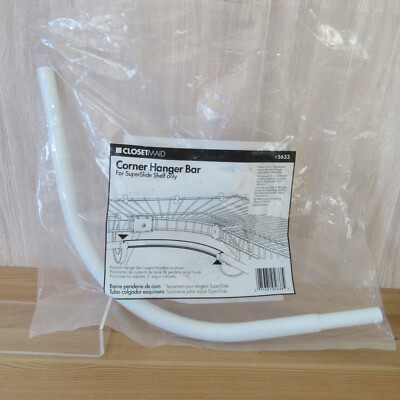 ClosetMaid Corner Hanger Bar for SuperSlide Closet Clothing Rod #5633 ...