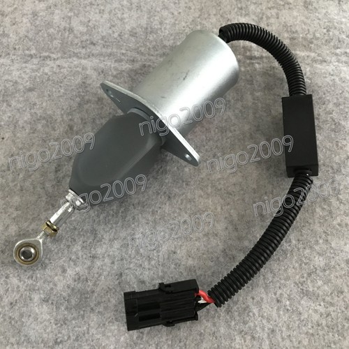4946639 Fuel Shut Off Solenoid 3935649 12V for Cummins 6CT w/ Protector ...