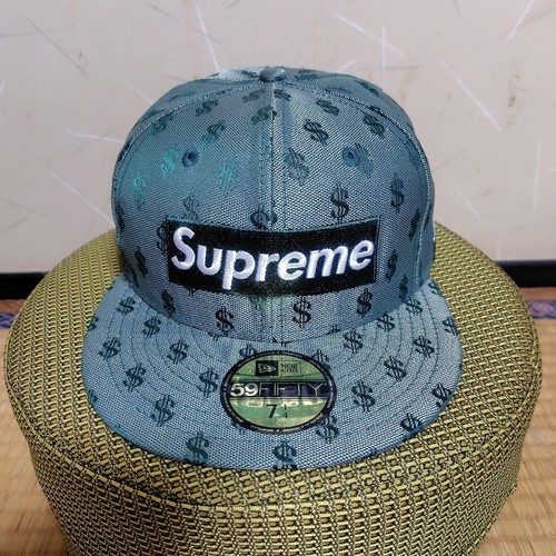 Supreme Monogram Dollar Pattern Cap Green Style Size 7 1/4 Rare Box ...