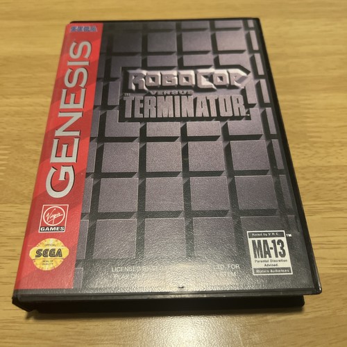 Robocop Vs The Terminator Case (SEGA Genesis) Authentic BOX ONLY | eBay