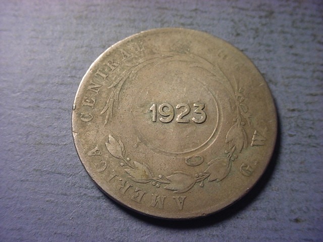 Costa Rica Colon Counterstamp 1923 on 1890 #94624 | eBay