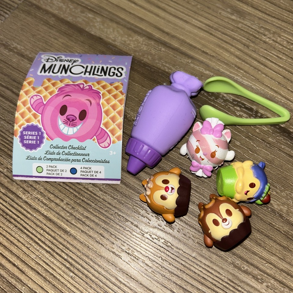 Lot Of Disney Mini Munchlings Some HTF Lot Of 4 HTF Chip, Dale, Marie ...