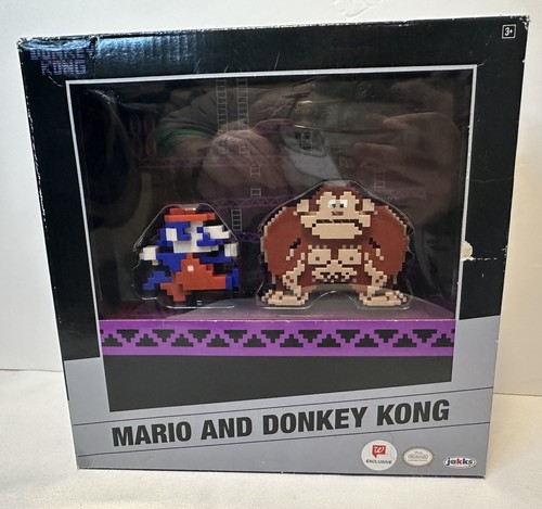 Mario and Donkey Kong Figures [8-Bit] Walgreens Exclusive - Jakks ...