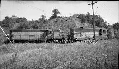 C&NW #1580 #1063 Diesel 1950s ORIGINAL PHOTO NEGATIVE | eBay