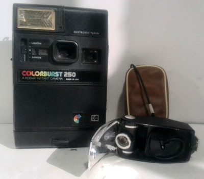 GREAT FIND Kodak Colorburst 250 Instant & Agfalux Camera VINTAGE Not ...