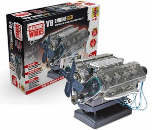 HAYNES DIY BUILD YOUR OWN V8 COMBUSTION ENGINE KIT MODEL LIGHT & SOUND ...