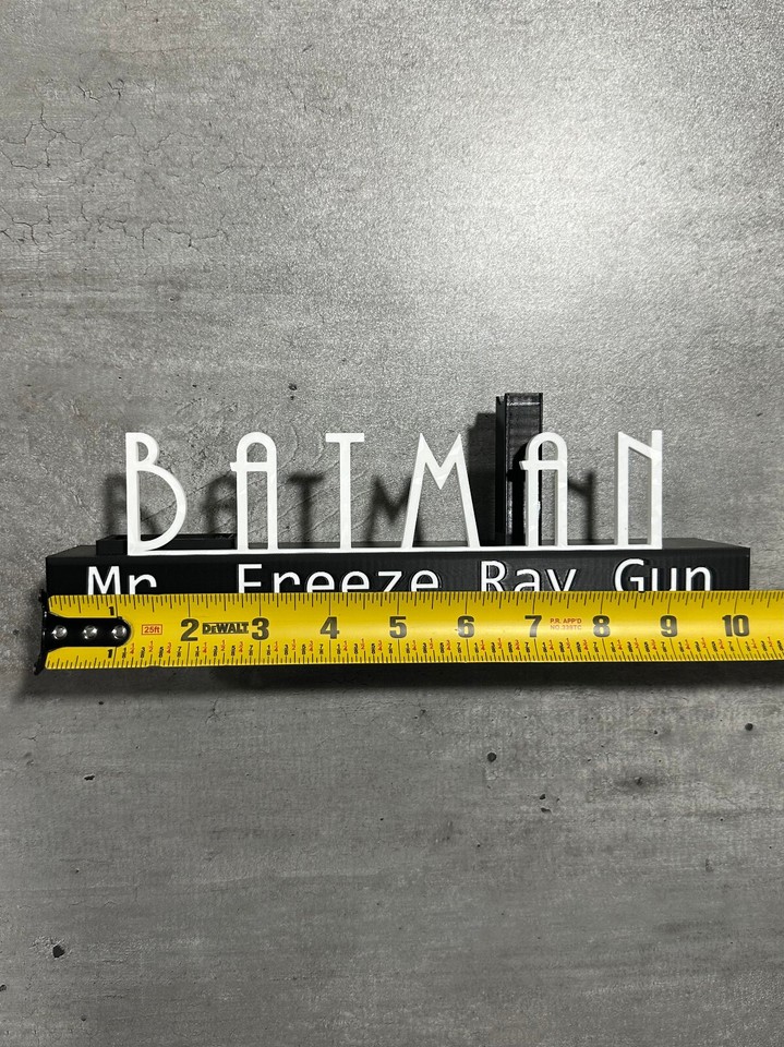 Batman The Animated Series: 3D Printed Mr Freeze Ray Gun Prop | eBay