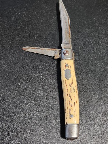 Antique Colonial Pocket Knife 2 Blade, Rustic | eBay
