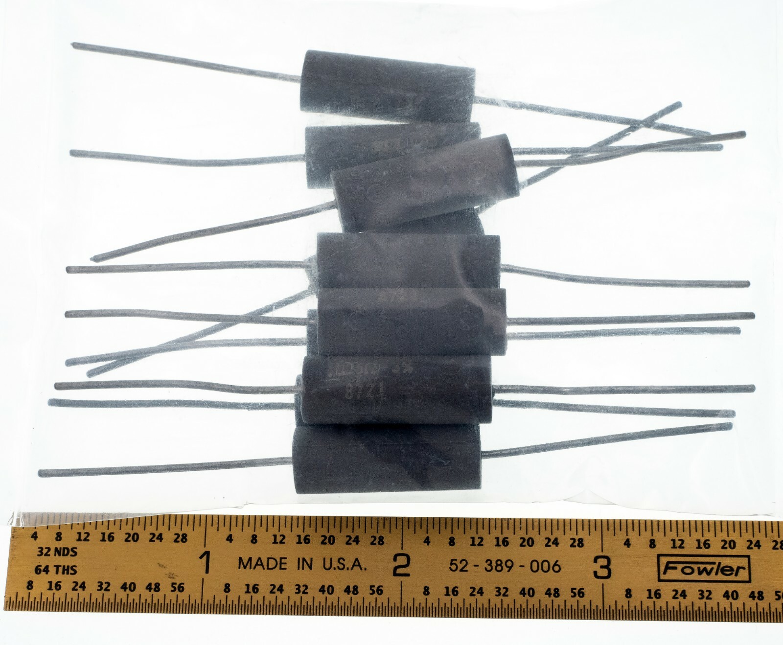 RCL RESISTOR 0.025 Ohm 3% 5W, Silicone Coated Wirewound Resistor, Lot ...