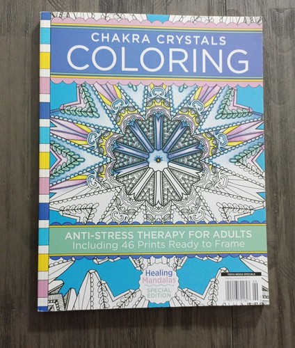 Chakra Crystals Anti-Stress Therapy Coloring Book For Adults New | eBay