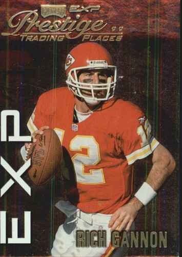 1999 Playoff Prestige EXP Reflections Gold #54 Rich Gannon Card /1000 ...