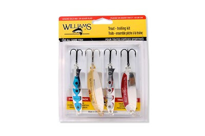 Williams Trout Trolling 4 Pack Kit - 4-TTK - Fishing Lure Kit | eBay