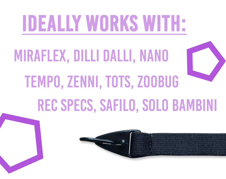 Kids Glasses Hook 4 Pack Strap Eyeglasses Miraflex Holder Elastic ...