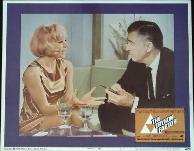 The Trygon Factor Complete Lobby Card Set 1969 Stewart Granger, Susan ...